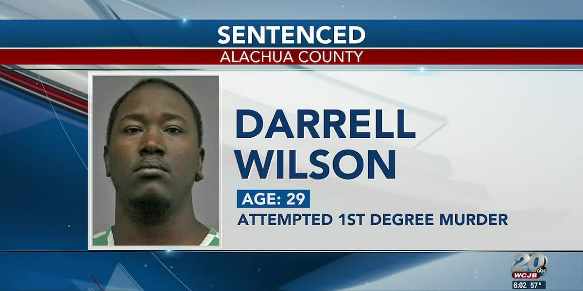Gainesville man sentenced to 35 years for shooting man, baby Gainesville man sentenced to 35 years for shooting man, baby